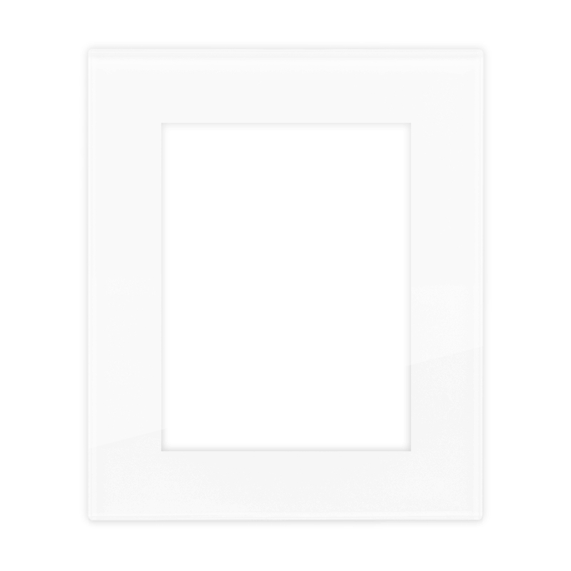 Double glass socket frame DECENTE